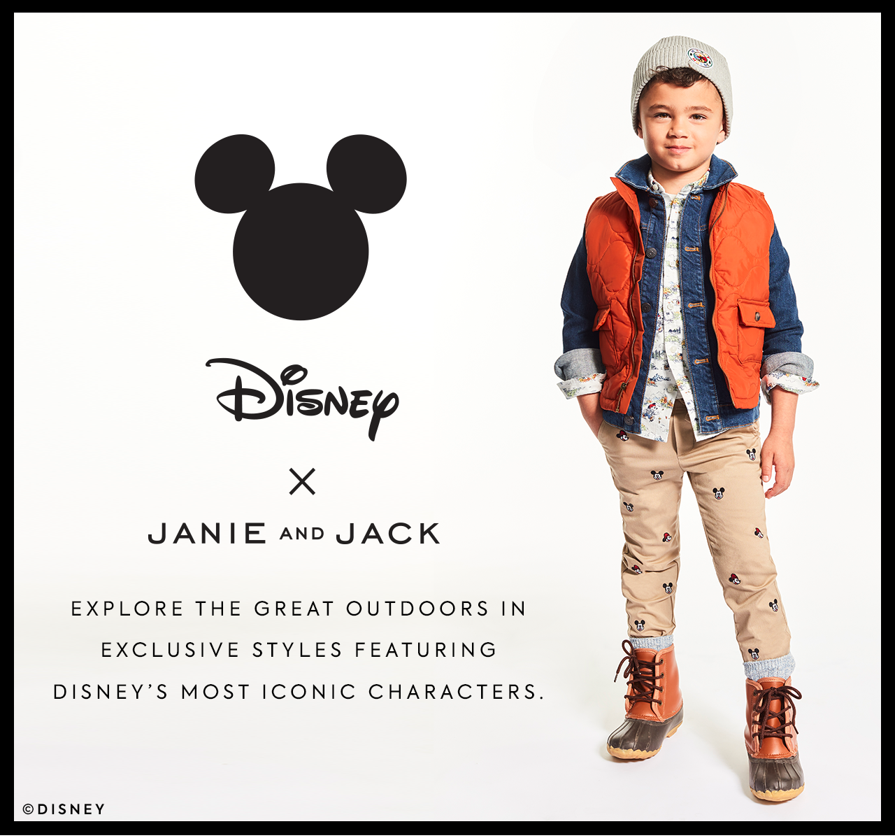 Disney Mickey Mouse X Janie and Jack collection.